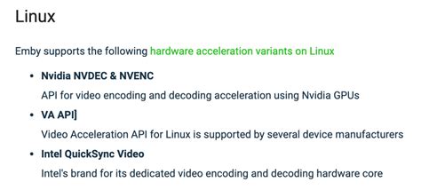 Emby Server Detecting Intel Gpu As Vaapi Not As Quicksync Linux