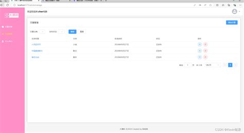 vue3 node mysql期末设计 基于node js和vue3的项目基于node js和vue3 mysql的项目开源 csdn博客