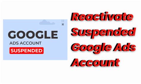 Reactivate Your Suspended Google Ads Account By Designtrendy Fiverr