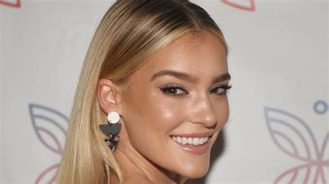 Model Georgia Gibbs Is A Beachfront Vision In Her Bright Green String Bikini