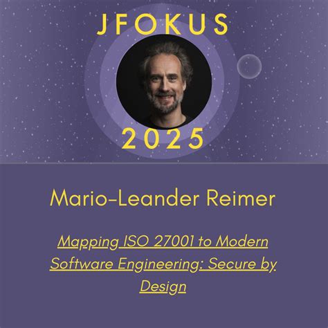 Cybersecurity Iso27001 Securebydesign Jfokus