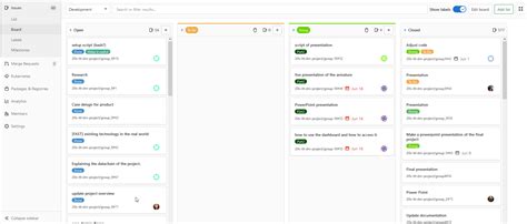 Tasks And Issues In Gitlab Datacenter Iot