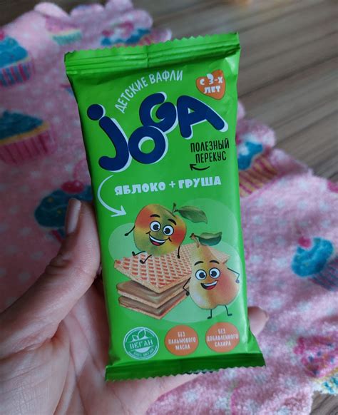 Вафли детские Joga яблоко+груша | отзывы