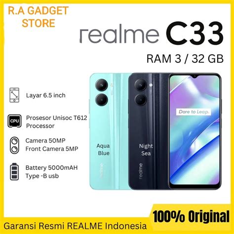Jual REALME C33 Shopee Indonesia