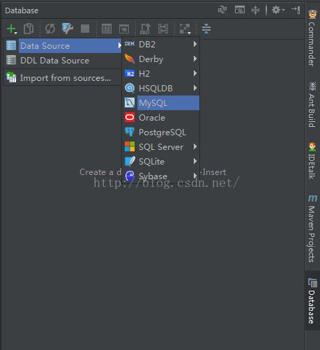 Intellij Idea 配置mysql数据库 详解idea Data Source 没内容 Csdn博客