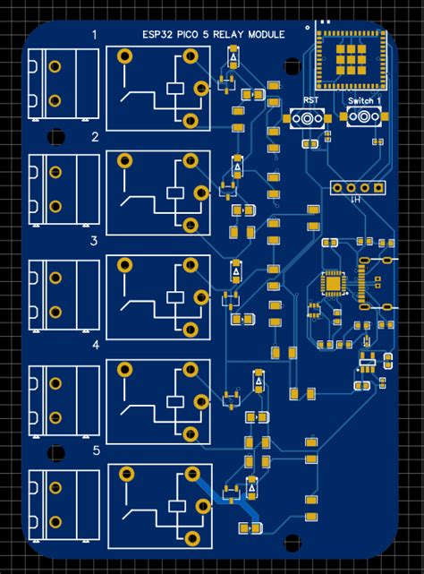 esp32 relay board review request r printedcircuitboard
