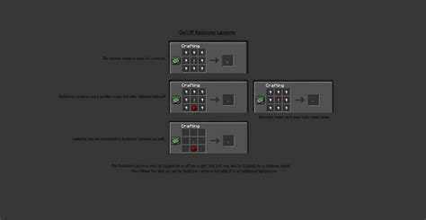On Off Redstone Lantern R Minecraft