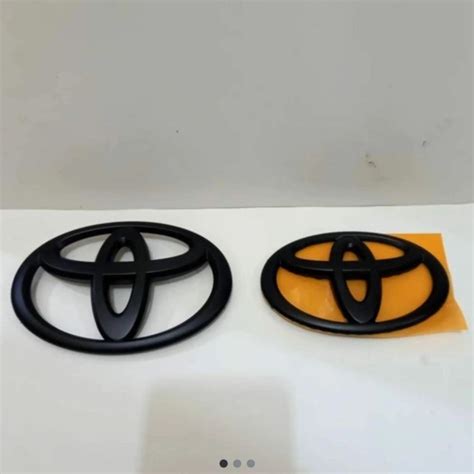 Hitam New Toyota Raize Black Front Grill Logo Emblem Shopee Malaysia