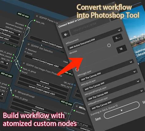 支持sd Comfyui的photoshop插件 Sd Ppp，实现基于本地 Comfyui 的局部重绘、iclight和区域提示控制等功能 Sd百科导航
