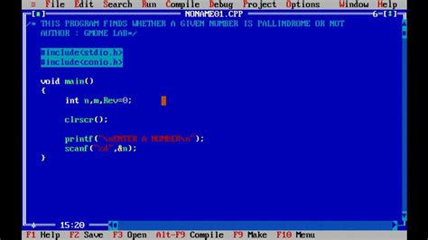 C Program To Find Whether A Given Number Is Palindrome Or Not By