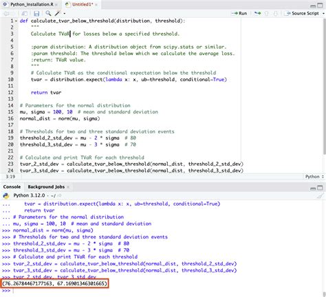 Tail Value At Risk Tvar Formula Applications Python Code
