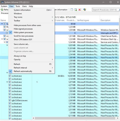 Hide System Processes · Issue 1640 · Winsiderss Systeminformer · Github