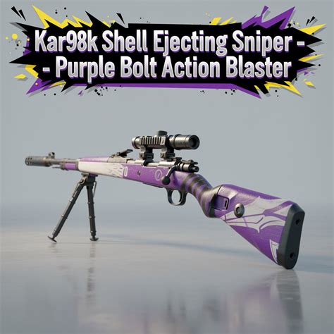 Jy Kar98k Shell Ejecting Sniper Purple Bolt Action Blaster Rnguk
