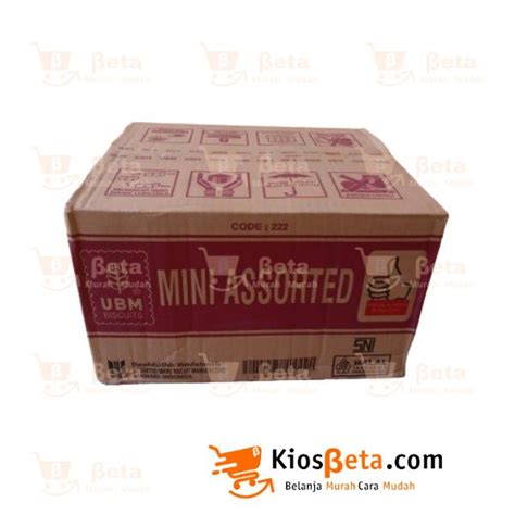 Biskuit Ubm Mini Assorted 150 Gr Karton