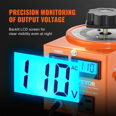 Vevor 500va Auto Variable Voltage Transformer 384 Amp 110v Input 0