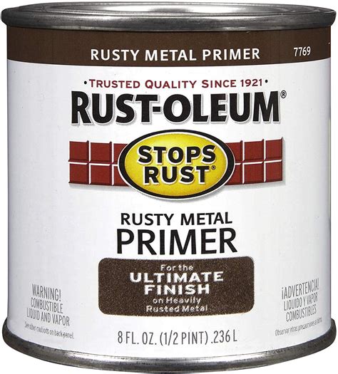 Rust Oleum High Performance Rusty Metal Paint Primer Walmart Com