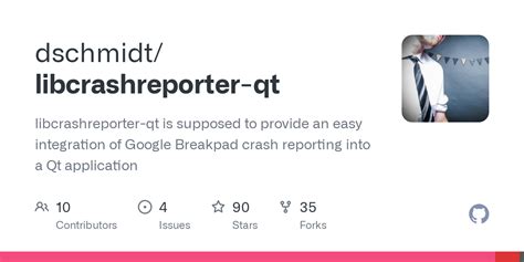 GitHub Dschmidt Libcrashreporter Qt Libcrashreporter Qt Is Supposed