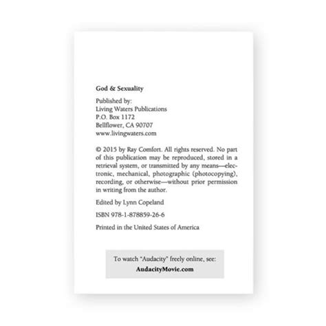 God Sexuality Living Waters