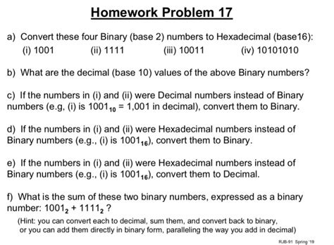 Solved Homework Problem 17 A Convert These Four Binary
