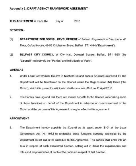 Framework Contract Template 9 Framework Agreement Templates Free Sample Framework Contract Template 9 Framework Agreement Templates Free Sample