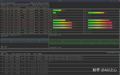 Nvitop 史上最强gpu性能实时监测工具 知乎