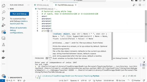 While Loop In Python Factorial Using While Loop Day14 Youtube