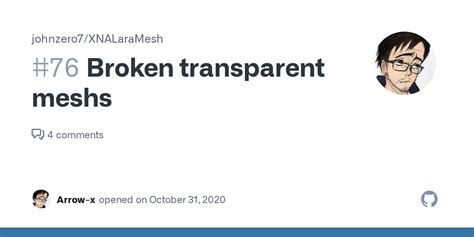 Broken Transparent Meshs Issue Johnzero XNALaraMesh GitHub