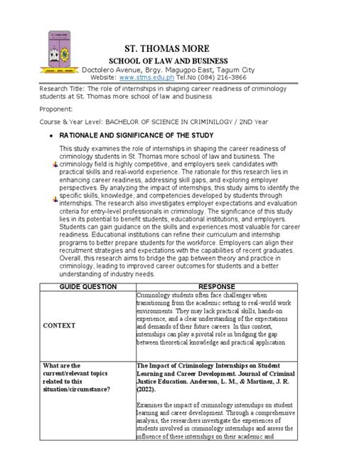 Concept Paper Research 1 Pdf Mentorship Internship