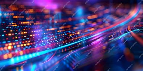 Analyzing Futuristic Digital Interface In Hightech Control Room With