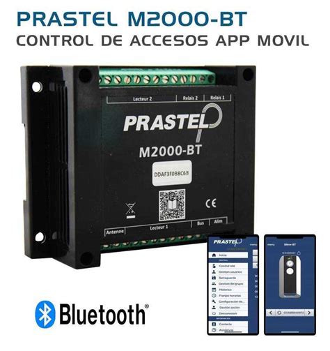 Central Prastel M2000 Bt Bluetooth Access Control Android And Iphone With A Built In Receiver