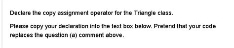 For Declaring Output Operator Replace Question B