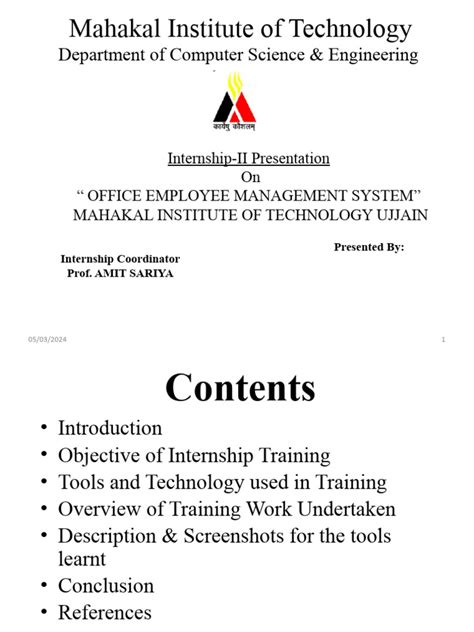 Internship Pdf Html World Wide Web