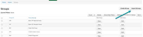Groups Bulk Import