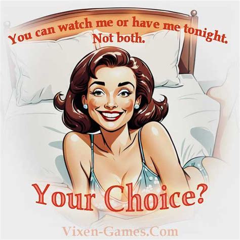 How Bad Does Your Husband Want To Watch Vixen Games