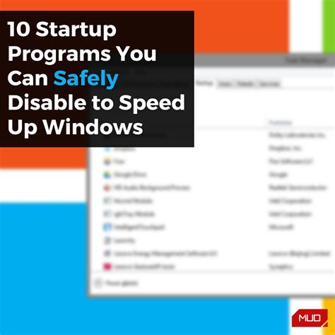 Startup Programs You Can Safely Disable To Speed Up Windows Artofit