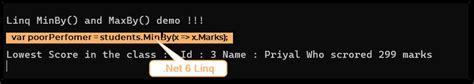 Exploring Net 6s Minby And Maxby Extension Methods