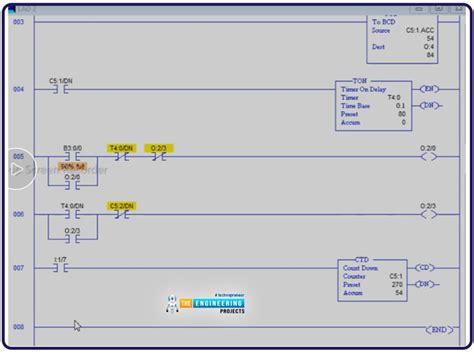 Automatic Batch Mixing Tank With Plc Ladder Logic Programming The Engineering Projects