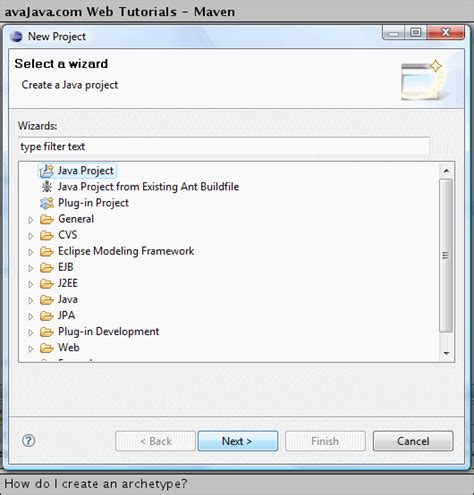 How Do I Create An Archetype Web Tutorials