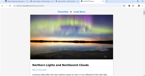 Kamran Riyaz Software Engineer Portfolio