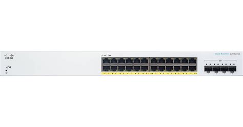 Cisco CBS220 24P 4X 24 Port Gigabit PoE CBS220 24P 4X NA B H