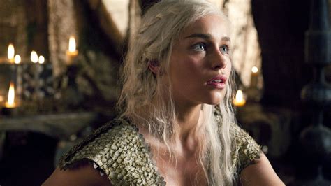 Daenerys Targaryen Blonde Emilia Clarke Silver Hair Face Blue Eyes