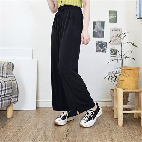 썸원데일리 여름 쿨 와이드 밴딩 팬츠 냉장고바지