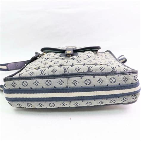 Louis Vuitton Mary Kate Mini Lin Besace 870264 Blue Canvas Cross Body
