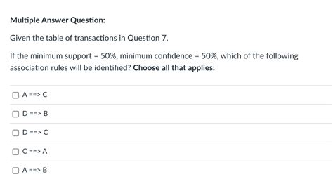Solved Multiple Answer Question What Are The Chegg Com