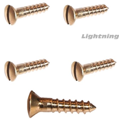 Silicon Bronze Wood Screw Square Flat 6 X 12 100pcs Ebay