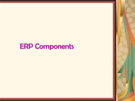 Erp Components