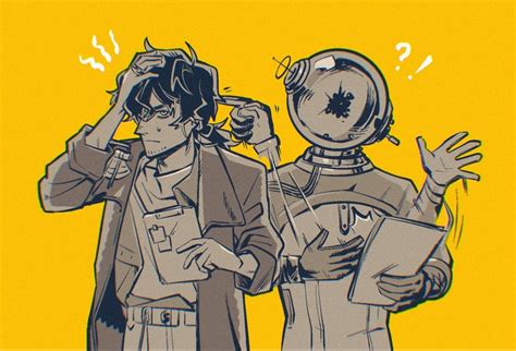 Enigma And Ulrich Reverse1999 Drawn By Senzhuren Danbooru