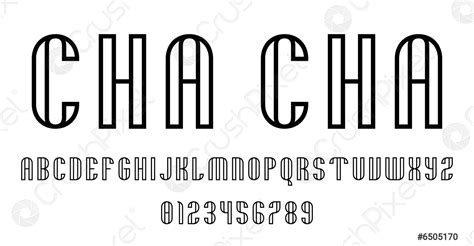 Set Of Alphabets Font Letters And Numbers Stock Vector 6505170 Crushpixel