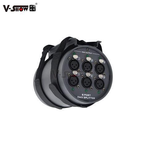 VSHOW DSP Shipping From USA Pc Port DMX Splitter Output X Channels For Dj Disco Stage
