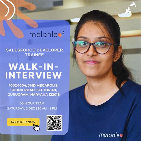 Salesforce For Freshers On Linkedin Melonleaf Consulting Is Conducting A Walk In Drive For The
